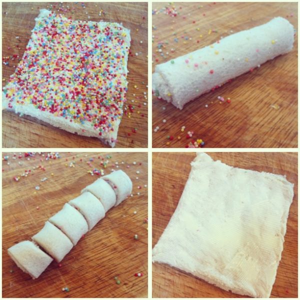 Fairy Bread Pinwheels - How to make? - School Mum