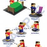 Blockies Complete Set Routine Charts - School Mum