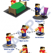 Blockies Complete Set Routine Charts - School Mum