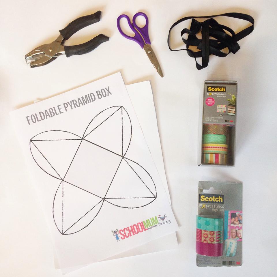 DIY Trinket Box with Free Printable - Easy As For Kids To Make - School Mum