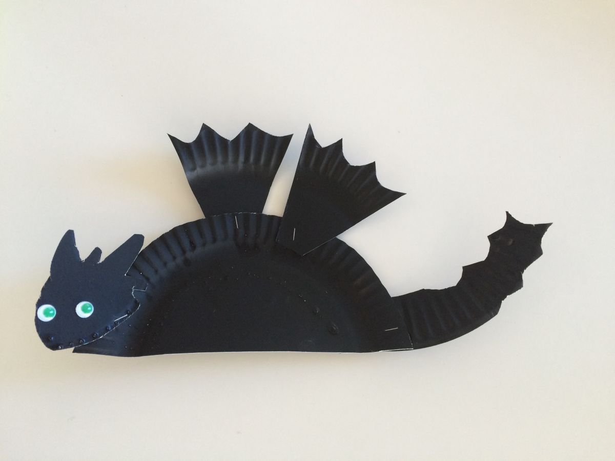 Make A Dragon Using Only A Paper Plate - Free Template - School Mum