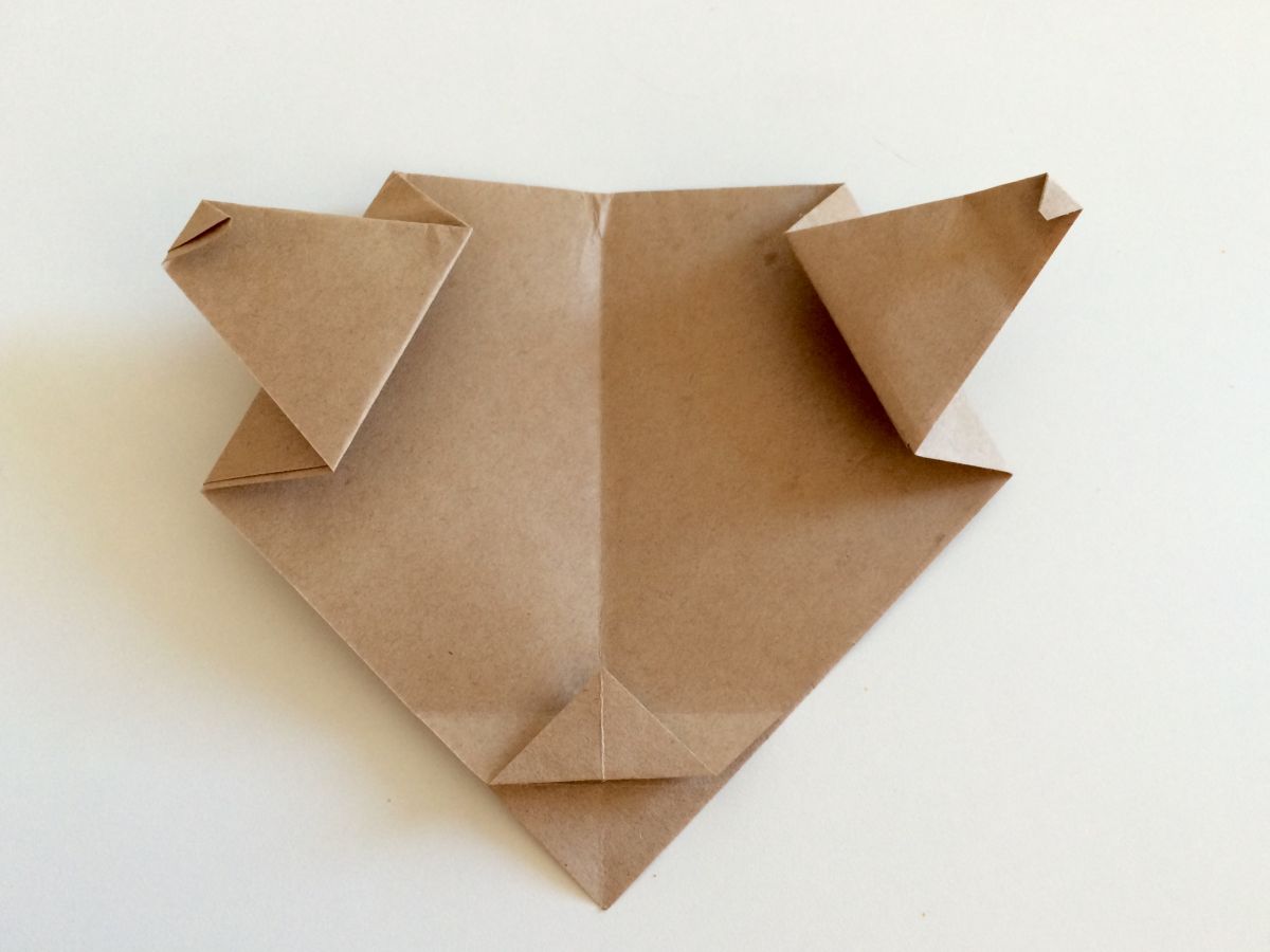 Simple Origami Bear - School Mum
