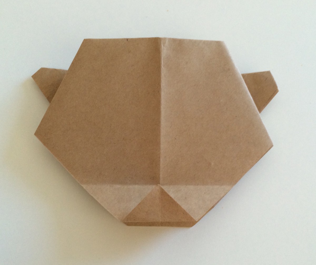Simple Origami Bear - School Mum