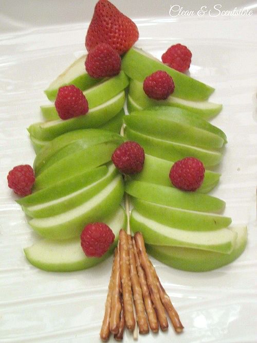 Fruit Christmas Tree - School Mum
