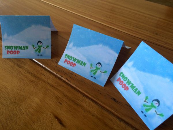 Snowman Poop! (With Free Printable) - School Mum