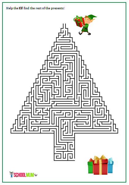 Christmas Maze - School Mum